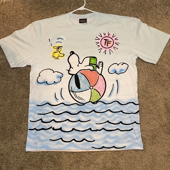 Teddy Fresh | Shirts | Teddy Fresh Peanuts Snoopy Shirt Sz L Tf X ...